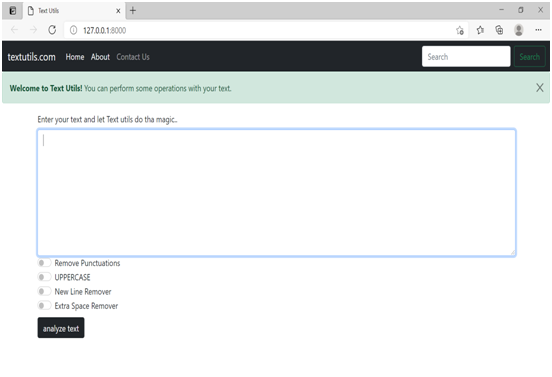 Textutils Website using DJANGO. Step 1: Open Pycharm IDE and start a… | by Radhika Agrawal ...