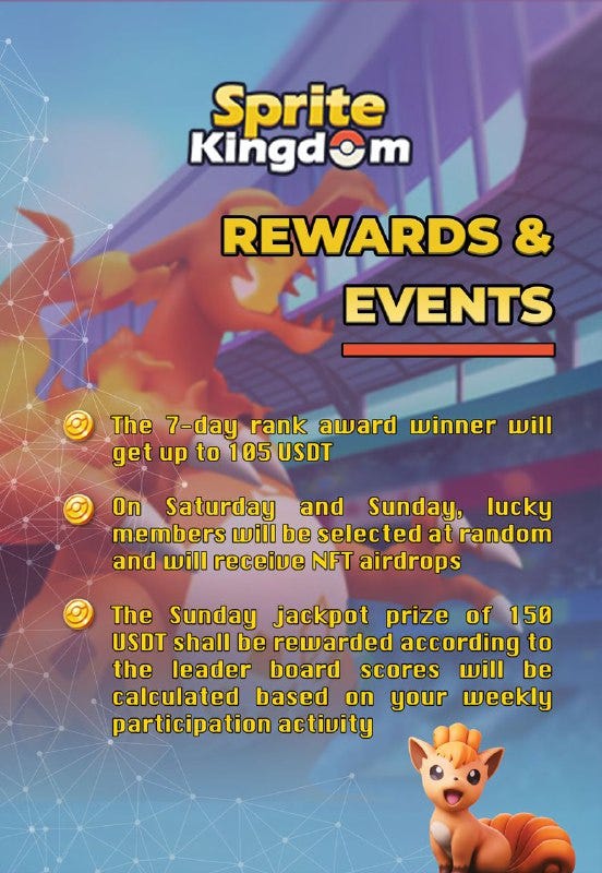 Rewards & Events Greeting sprite kingdom members TO BE ELIGIBLE FOR THE ...