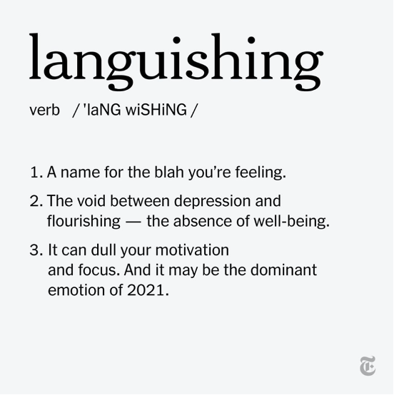 Languishing: a name for the blah you feel in 2021 | by Futurists Club ...