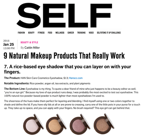 SELF. Eye Shadow January 2016 | by HAN Skin Care Cosmetics | Medium