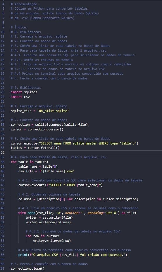 Convertendo .sqlite em .csv com Python - Cássio Cândido Ribeiro - Medium