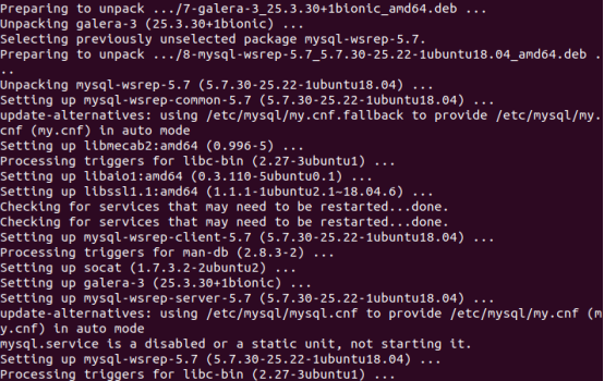 How to setup mysql galera cluster on ubuntu18.04 | by LORY | Medium