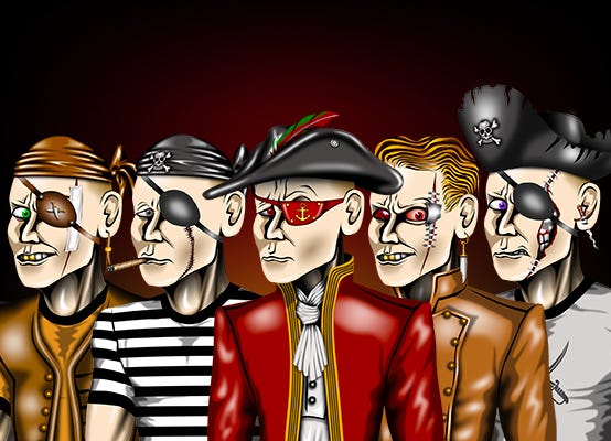 Full Moon Pirate is a collection of 10,000 unique pirate avatars, with ...