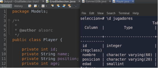 Crud En Java Con Postgresql I Base De Datos Clases Singleton Y Pojo By Alonso Escamilla