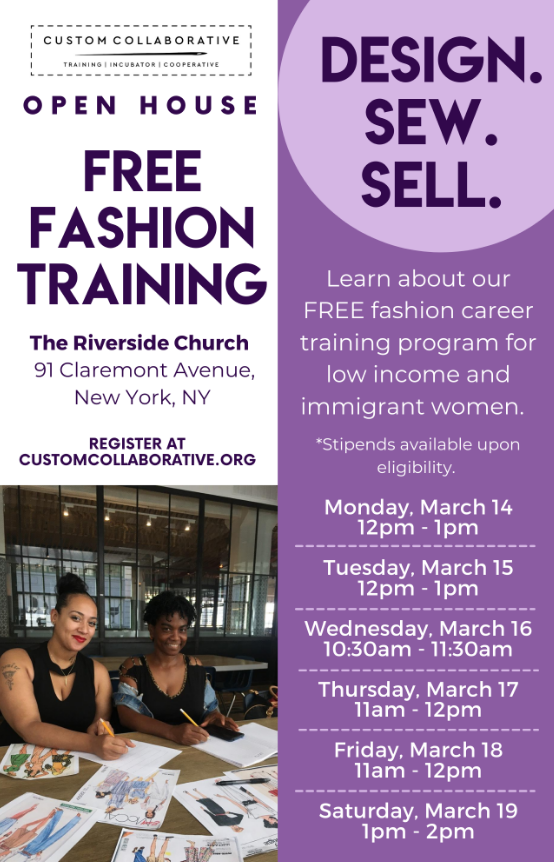 Fashion Careers Training Program — Attend an Info Session 3/17, 3/18 ...