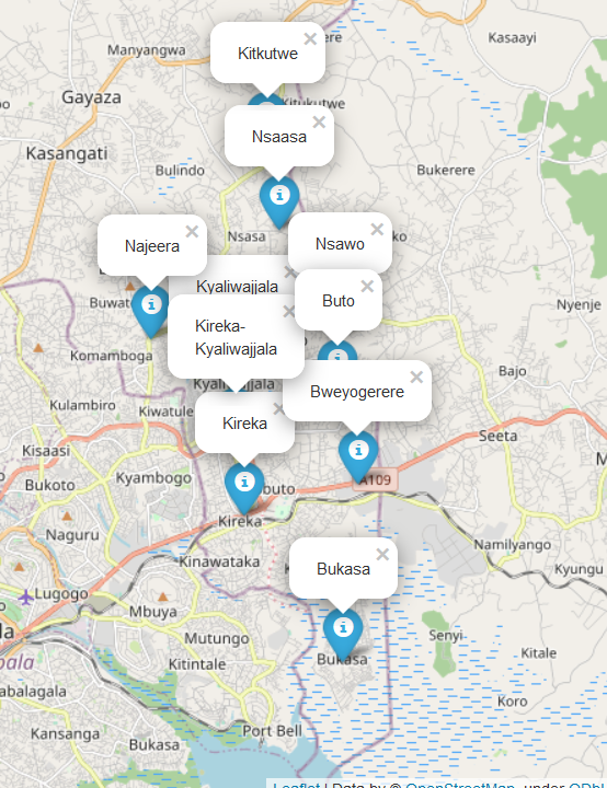 Mapping AirQo devices in Fort Portal city using Folium | by AirQo Engineering | Medium