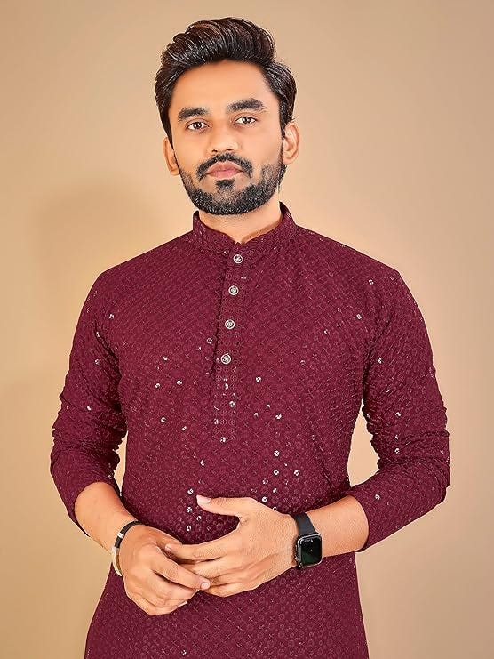 Majestic Lucknowi Kurta Set: Unmatched Beauty | by Krishna Boutique ...