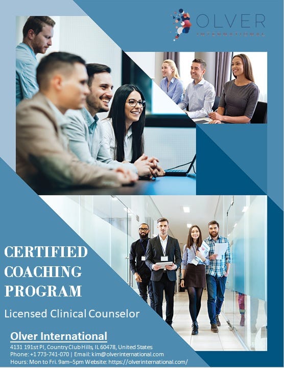 Licensed Clinical Counselor | Certified Coaching Program - Olver ...