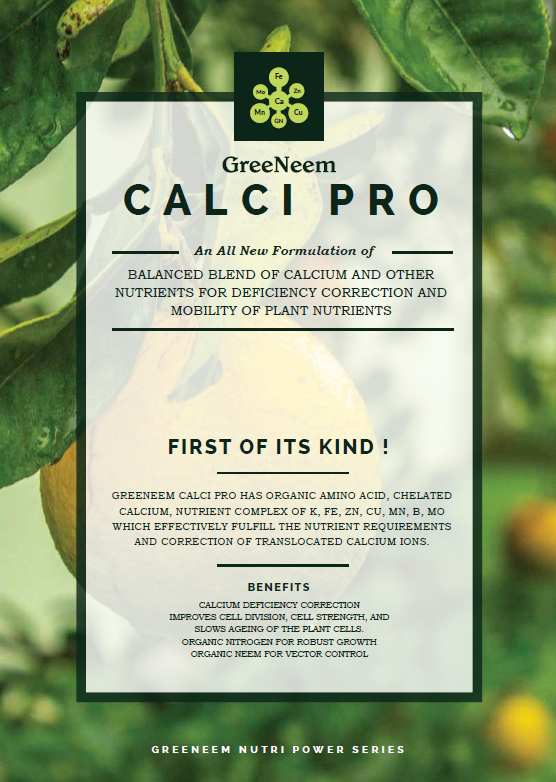 GreeNeem Calci Pro Fertilizers. GreeNeem Calci Pro has organic Amino ...