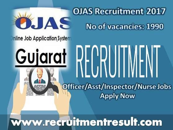 OJAS Recruitment 2017 | GSSSB/ GPSC Career Notification | by ...