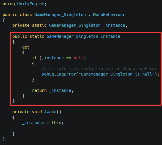 Game Design Patterns Singleton A Singleton Is A Type Of Class That 8518