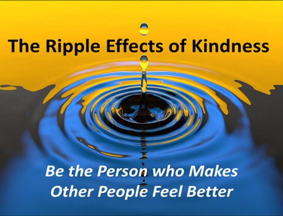 From “Me” to “We” The Ripple Effect: Kindness as the Key to Well-being ...