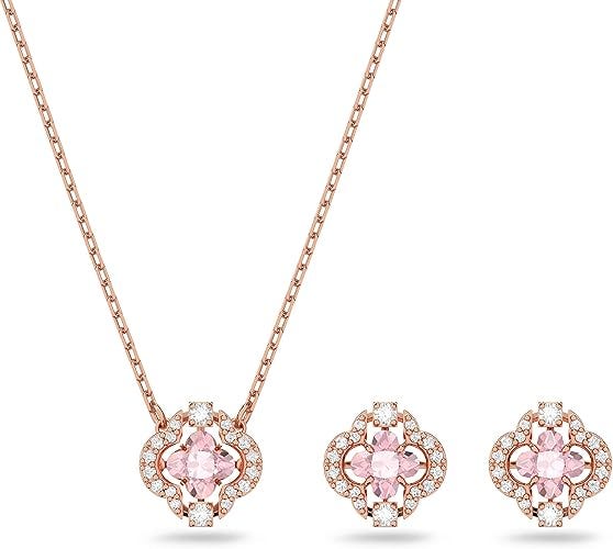Unmissable Offer: Swarovski Sparkling Dance Crystal Necklace & Earring ...