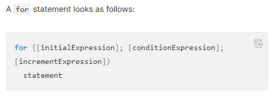 Loops in javaScript…. 1 . for statement (loop) | by Sonu Verma | Medium