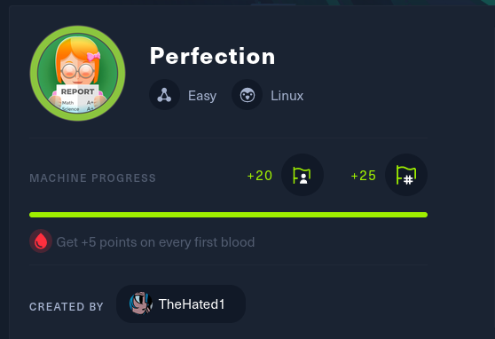 HackTheBox-Perfection(WriteUp). Hey Everyone! Welcome back after so ...