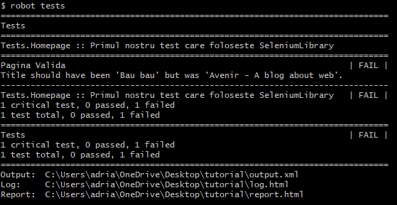 Automated testing with RobotFramework — installing in Windows and ...