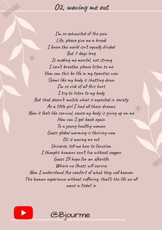 O2, waving me out - Poem by Jourme | Medium
