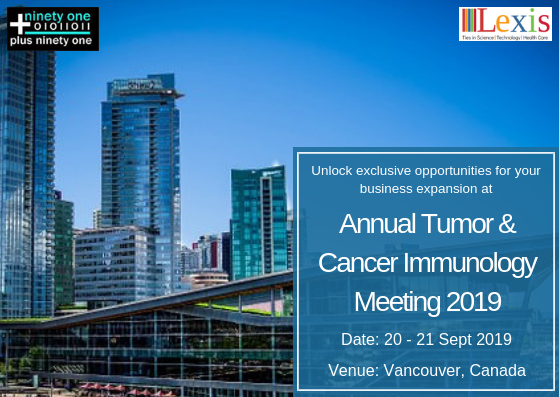 Annual Tumor & Cancer Immunology Meeting 2019 - Medical Events Guide ...