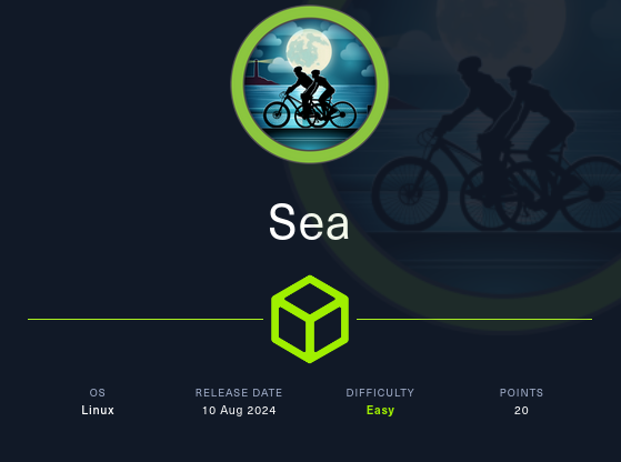 HackTheBox Writeup — Sea. Table Of Contents : | by moko55 | Dec, 2024 ...