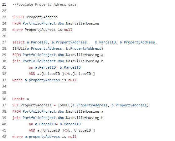 DATA CLEANING IN SQL. NASHVILLE HOUSING PROJECT | by Jean Yvens | Medium