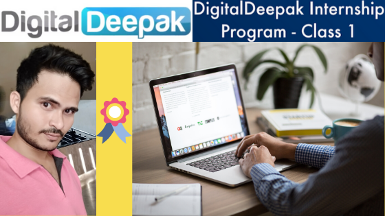 About marketing concept from the first class of “Digital Deepak’s” Batch 3 internship program ...