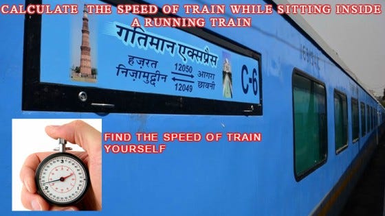 How to calculate speed of train. | by gudiya kumari | Medium