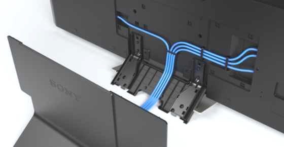 New Cable Management System Allows for Cleaner Setup on Sony’s 4K HDR ...