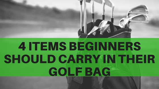 4 Items Beginners Should Carry in Their Golf Bag | by Stephen Geri | Medium