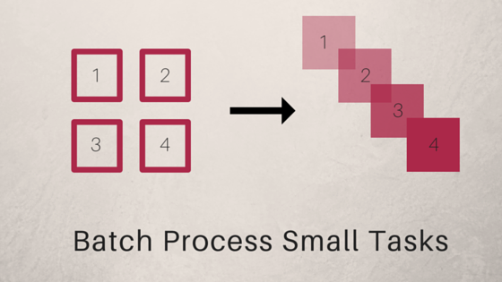 Batch process small tasks. We know that even the possibility of… | by Kieran McNairn | Medium