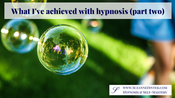 What I’ve achieved with hypnosis (part two) | by Suzanne Dinter | Medium