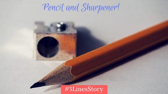 Pencil and Sharpener!. Every time she goes to him, | by Pawan Kumar | 3 ...