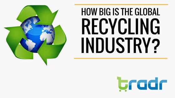 How Big is the Global Recycling Industry? | by John Forfar | Tradr | Medium