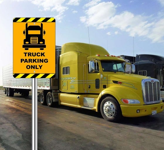 Truck Parking Only Signs — The best solution for parking protection ...