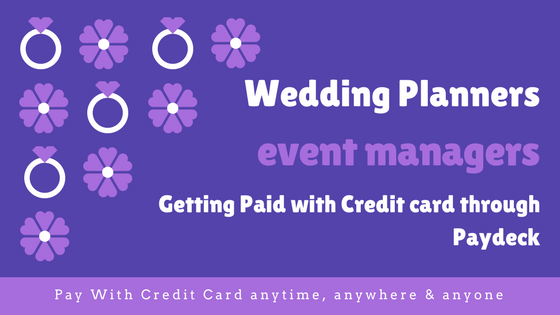 Event Managers & Wedding Planners are getting Paid with Credit Card ...