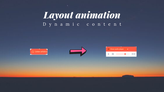 Animate the layout of an element with react-native without knowing the ...
