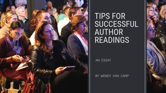 Tips For Successful Author Readings | by Wendy Van Camp | Medium