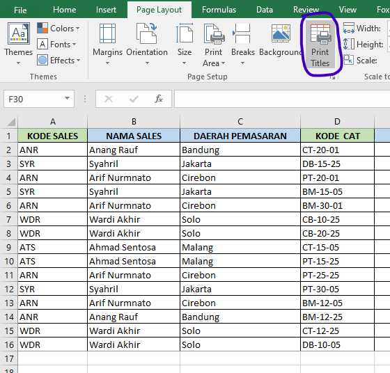 Cara Menambahkan “Header & Footer” Pada MS. EXCEL dan Cara “Print Out ...
