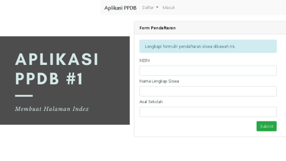 Membangun Aplikasi PPDB Online Gratis Berbasis Web | by PlajariKode | Medium