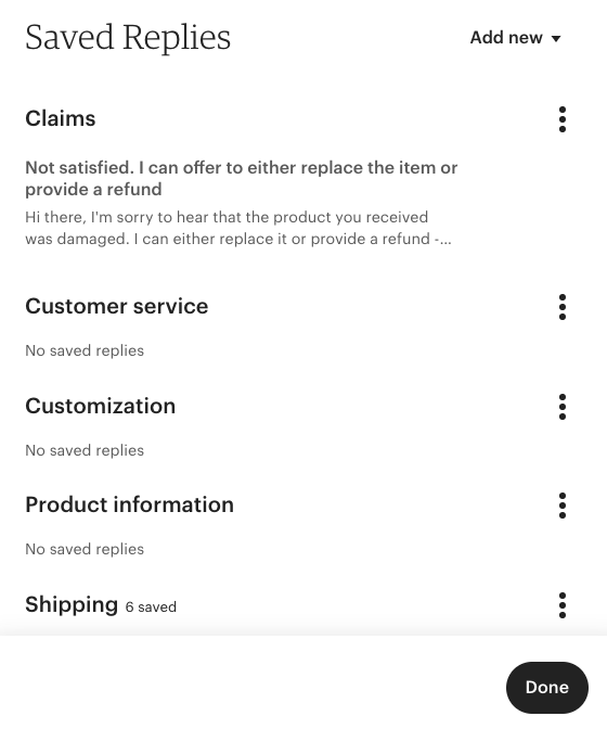 How to create and organize saved replies in your Etsy store | by Alex ...