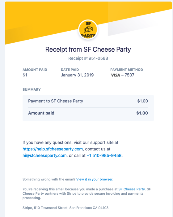Send a receipt after accepting payment on a Typeform | by Nicolas ...
