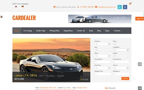 Car Listing Script, Auto Classifieds Script | by phpdirectory script | Medium