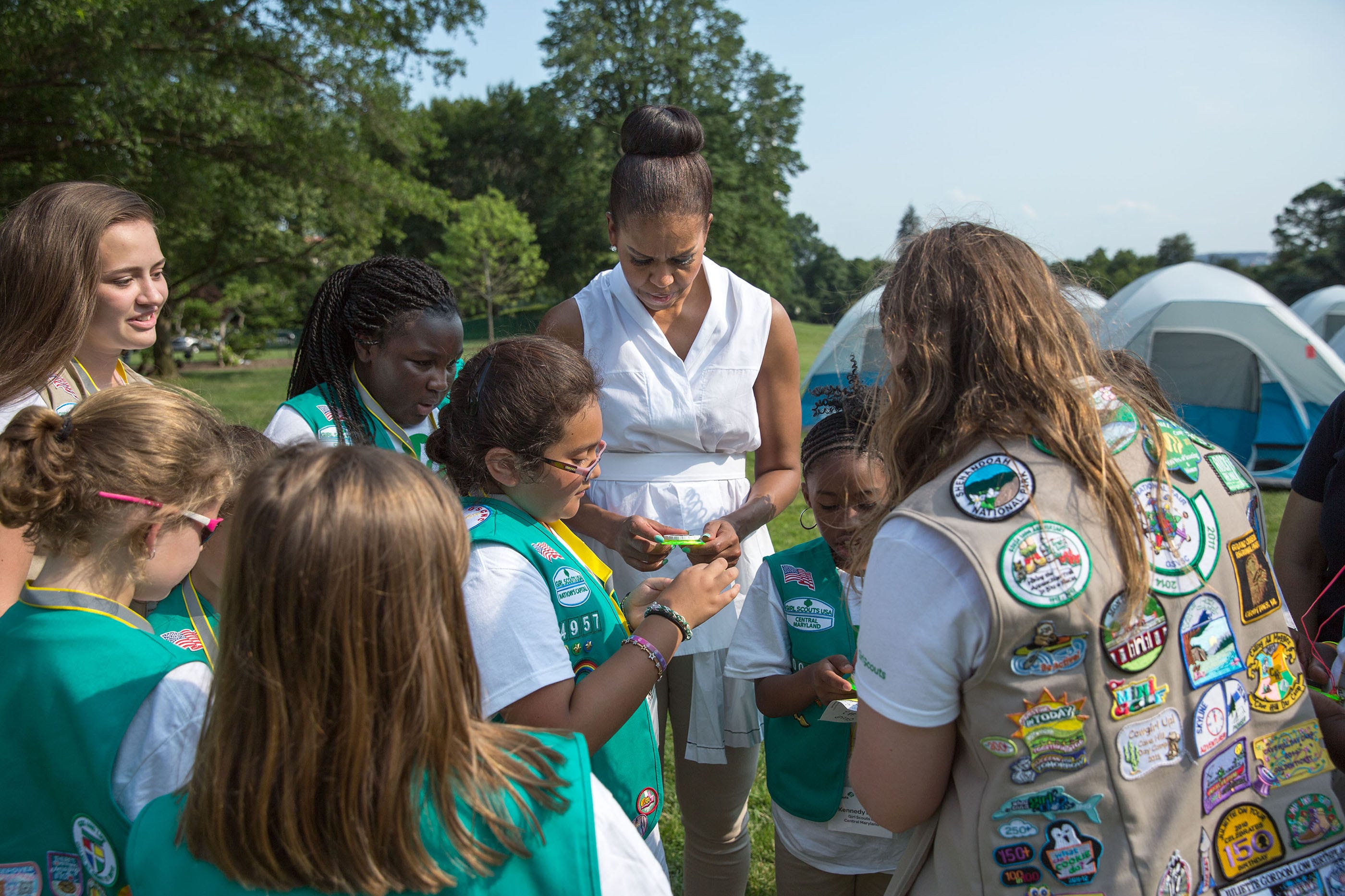 Michelle Obama, Girl Scouts Girl Scout Virtual Event With Michelle