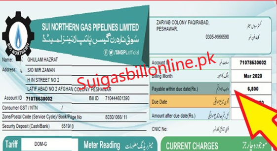 Sui Gas Bill Online. Check your Sui Gas bill online… | by NJPJob.pk ...