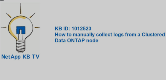 How To Collect Logs From Netapp Cdot Array By Spectratechnologies