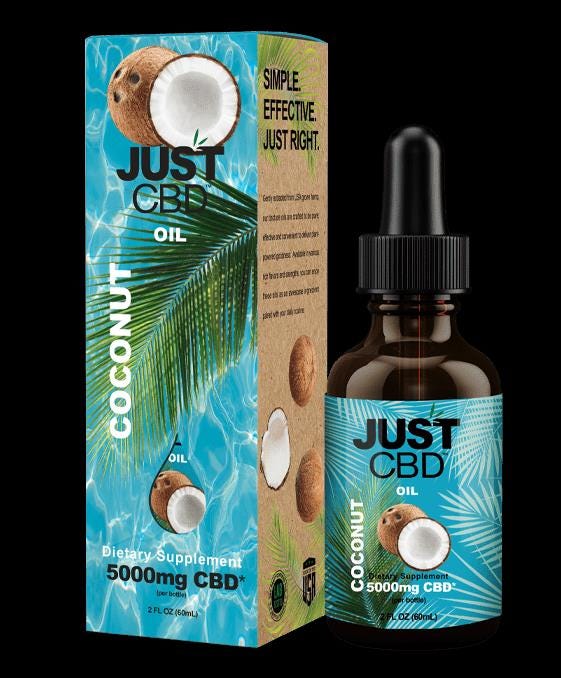 Aceite de CBD de Coco - Just CBD Store - Medium