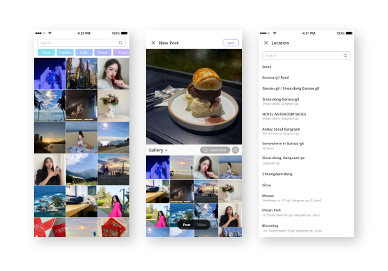 CatchLive #4. Core Features. Selectable UI/UX with intuitive design ...