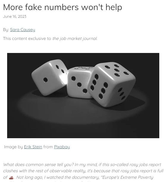 More fake numbers won’t help - Sara Causey - Medium