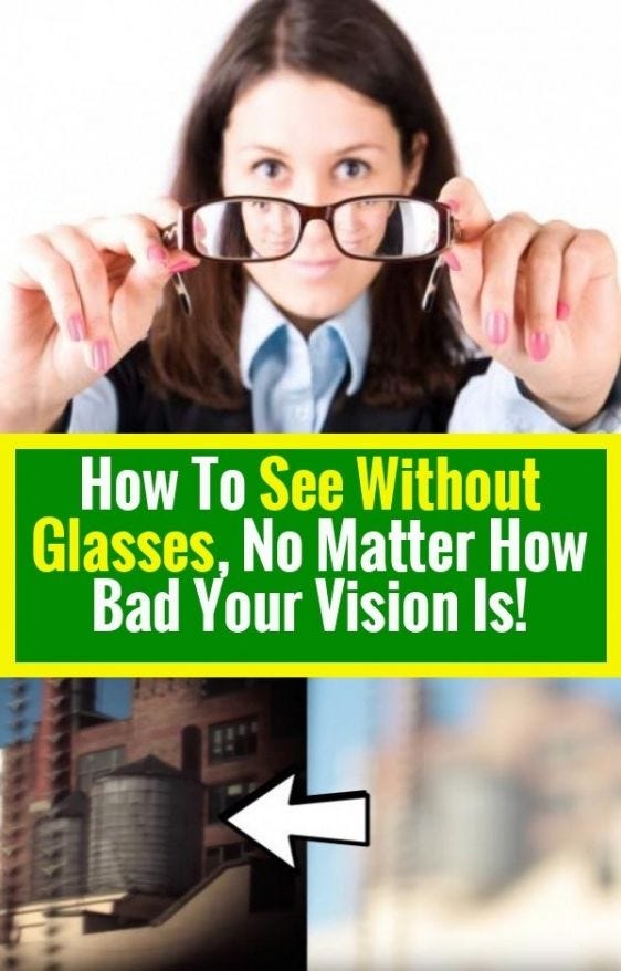 How To See Without Glasses — No Matter How Bad Your Vision Is Saskia Melina Medium