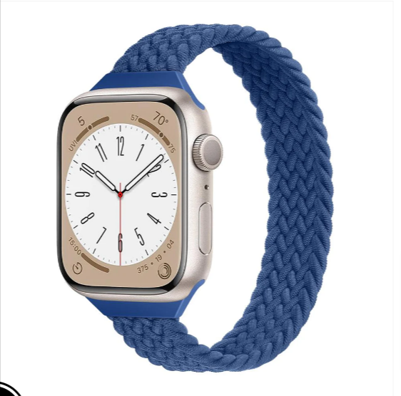 APPLE WATCH | ATLANTIC BLUE BRAIDED ELASTIC - Crestedbands Official ...