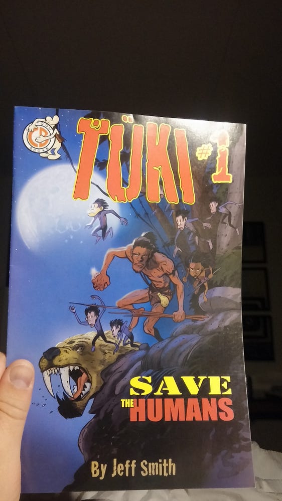 Tuki #1. Tuki is the new book by Jeff Smith of… | by Comic A Day | Medium